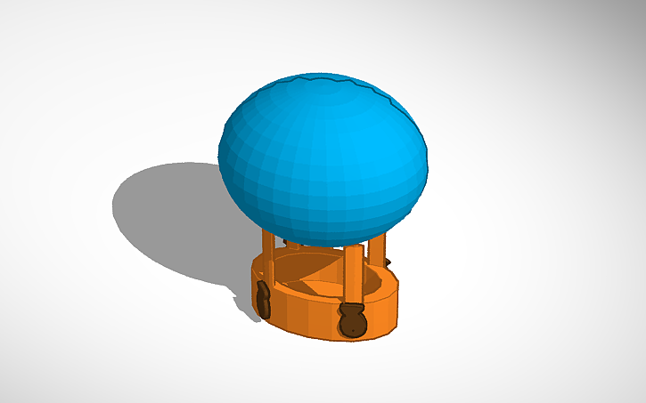 3D design Air balloon! - Tinkercad