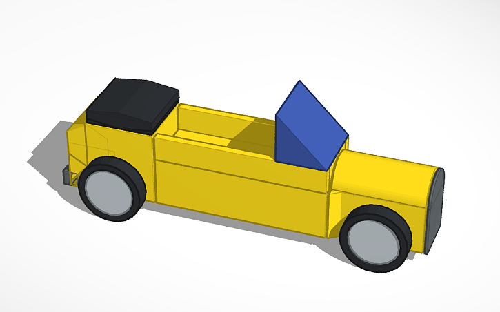 3D design Gatsby car - Tinkercad