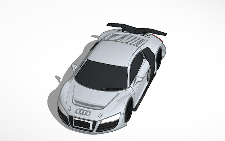 3D design Audi R8: Super Car - Tinkercad