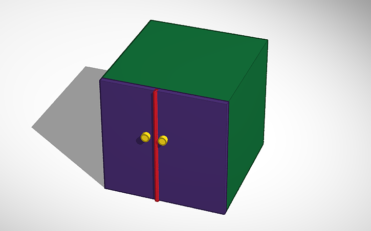 3D design dolap | Tinkercad
