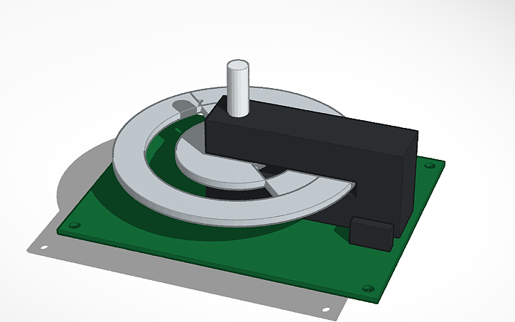 3D design Absolute rotary encoder - Tinkercad