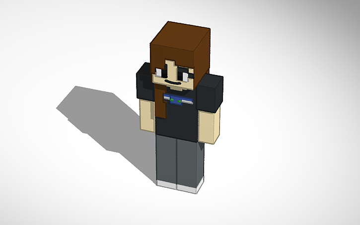 3D design Old Minecraft Skin - Tinkercad