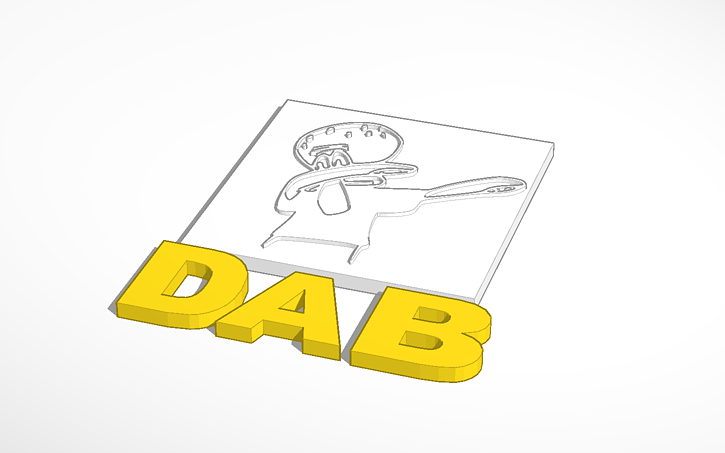 3D design #DABs for days - Tinkercad