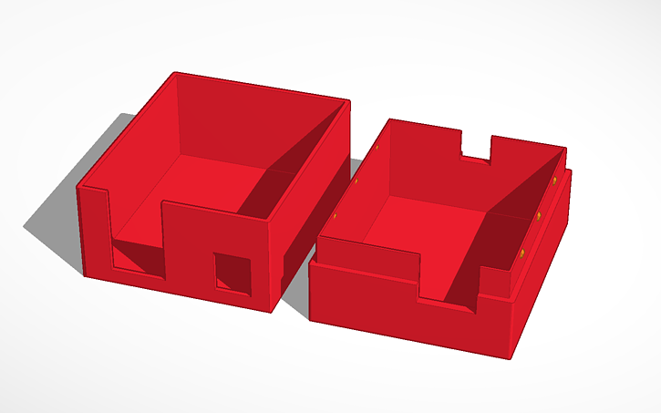 3d Design Copy Of Arduino Ethernet Box Rounded Box 3 Tinkercad 