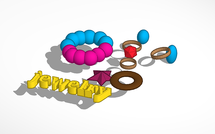 3D design jewelry | Tinkercad