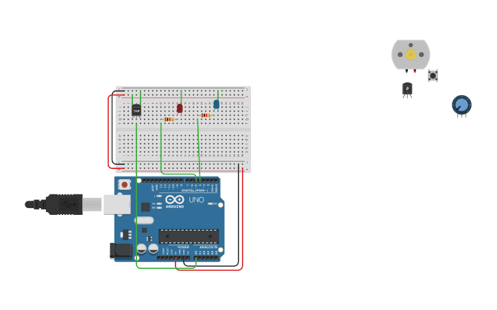 Circuit design Quiz 2 - Tinkercad