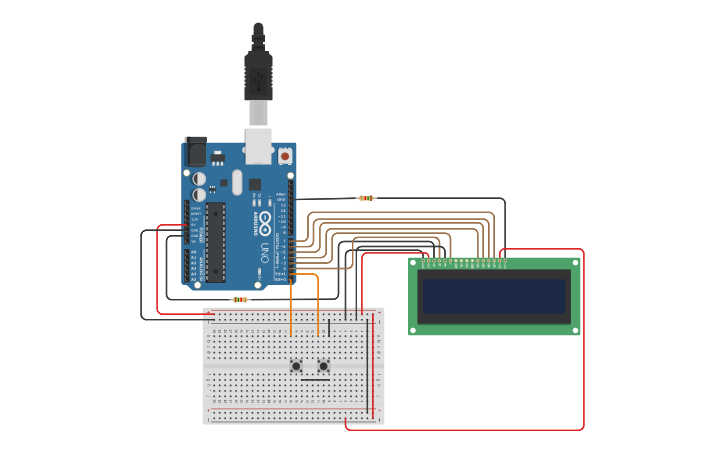 Circuit Design Arduino Clock Without Rtc Real Time Clock Module On Lcd