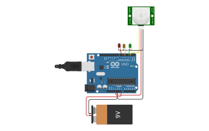 Circuit design Handwash Timer - Tinkercad