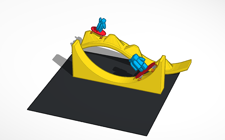 3D design Cool Skateboard | Tinkercad