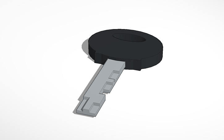 3D design Modern Key | Tinkercad