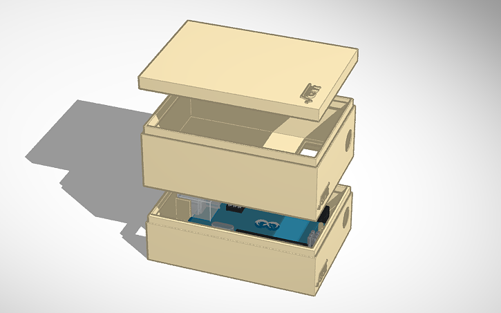 3d Design Arduino Modular Box Tinkercad