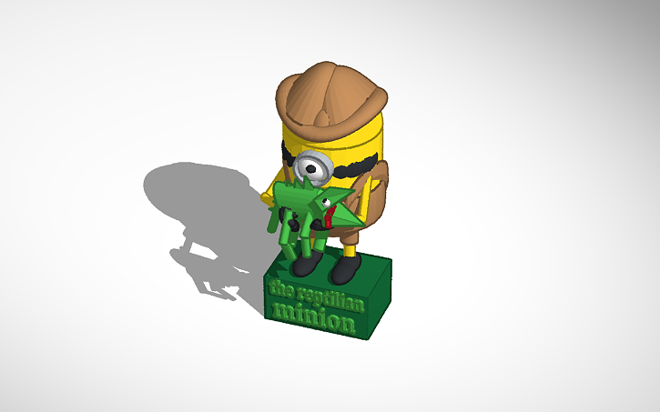 3D design lizard minion | Tinkercad
