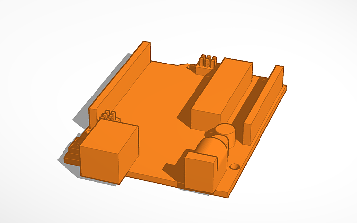 3D design UNO R3 Basic Model - Tinkercad
