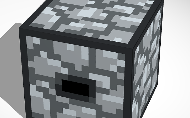 3D design Minecraft Simple Dropper - Tinkercad