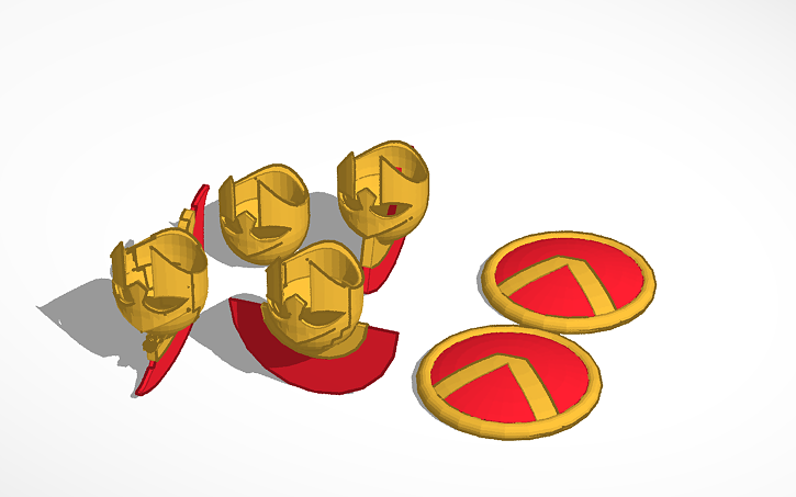 3D Design Spartan Helmets And Shields Tinkercad 3d-design-spartan-helmets-and-shields-tinkercad