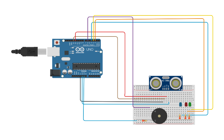 Circuit design SENSOR - Tinkercad