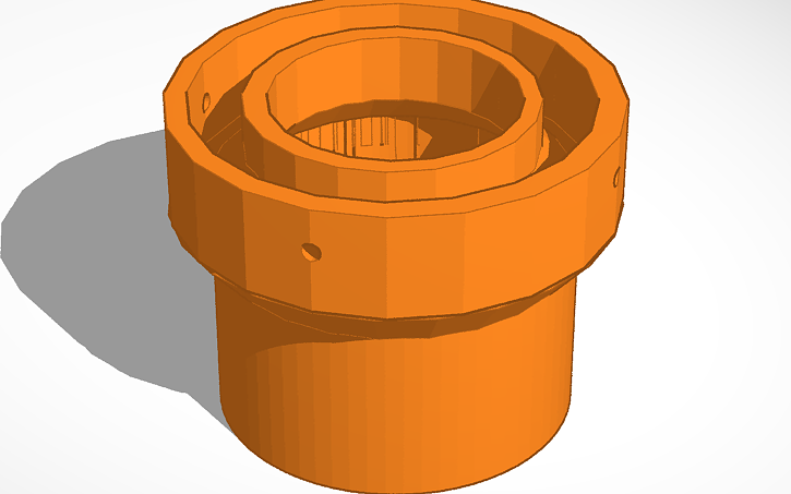 3D design Nerf Barrel Adapter | Tinkercad