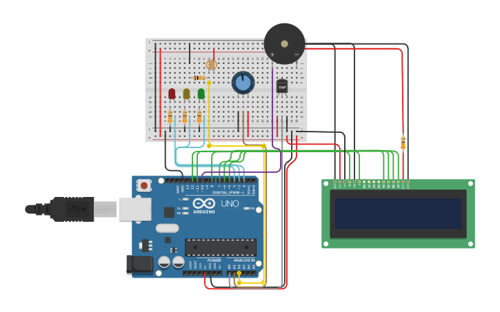 Circuit design Vinheria-DHT11 - Tinkercad