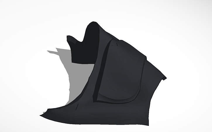 3D design Neck Guard - Tinkercad