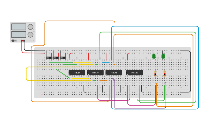 Circuit design JK@ | Tinkercad