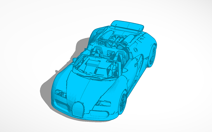 3D design Bugatti - Tinkercad