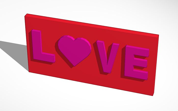 3D design valentines project | Tinkercad
