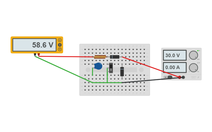Circuit design Boost Converter - Tinkercad