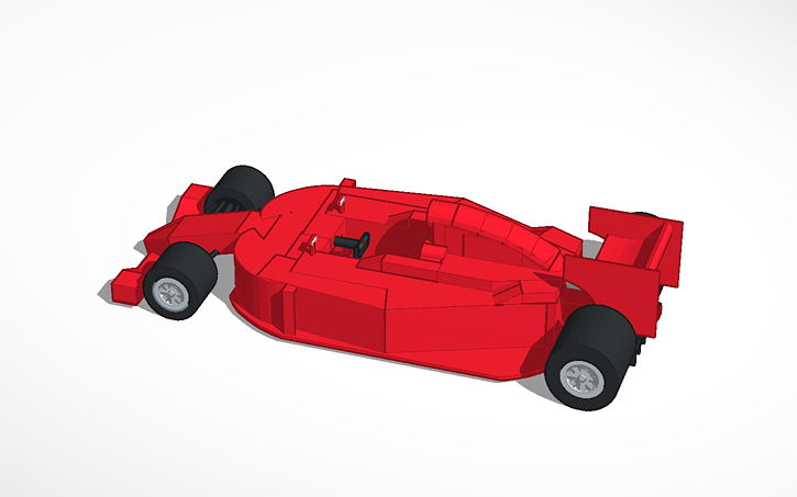 3D design F1 Car - Tinkercad
