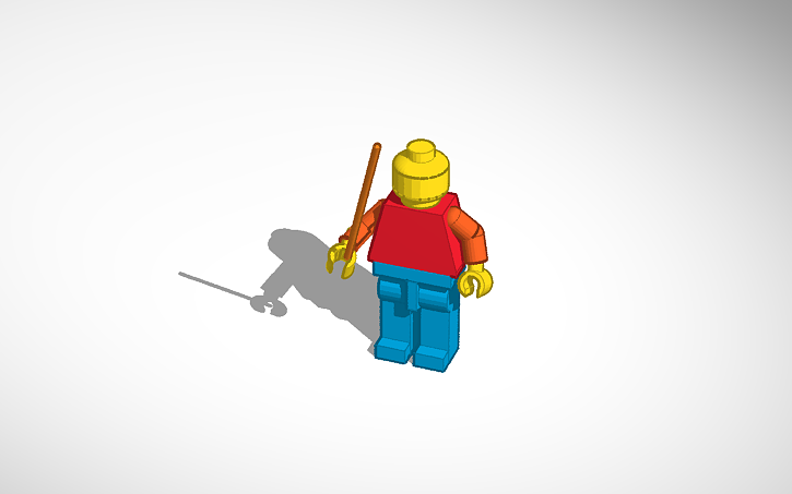 3D design My own lego minifigure design - Tinkercad