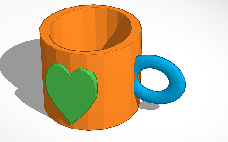 3D design coffee mug - Tinkercad
