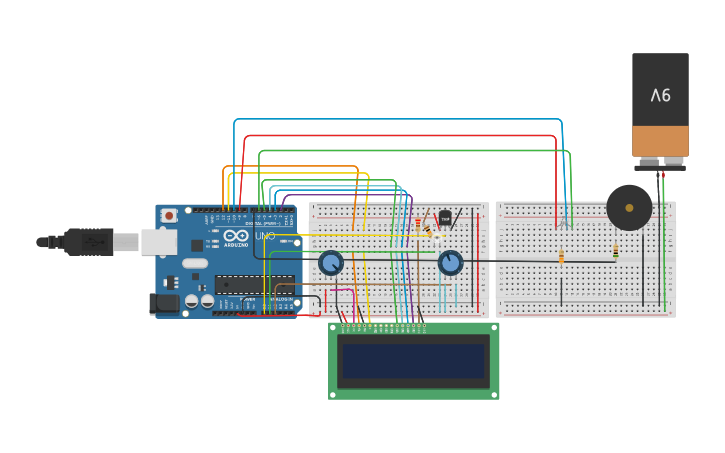 Circuit design Copy of Smart Weather Station - Tinkercad