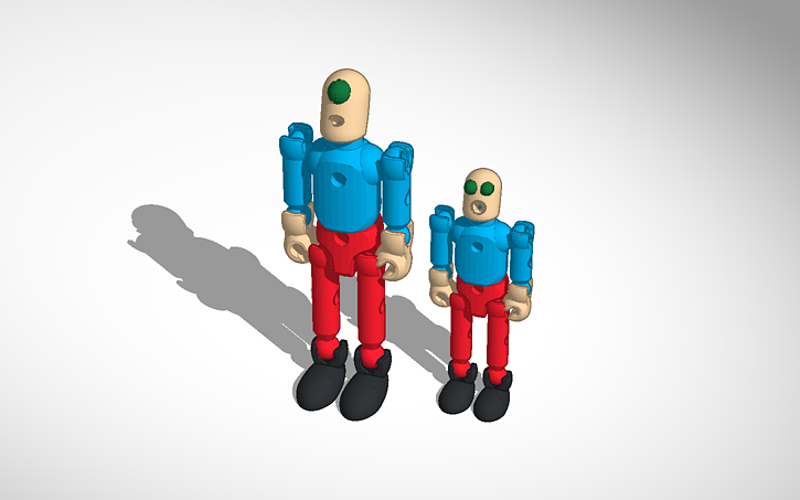 3D design Tyson and Percy - Tinkercad