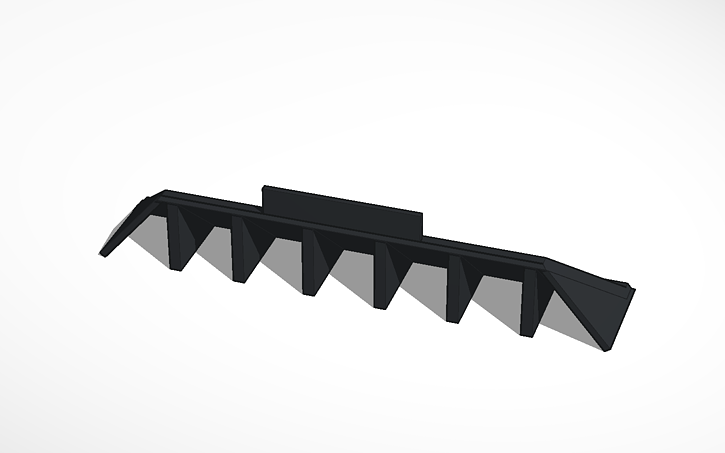 3D design Diffuser GTR R35 1/10 rc - Tinkercad