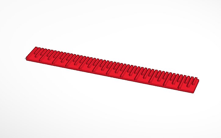3D design ruler - Tinkercad