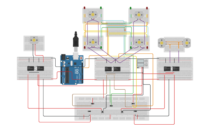 Circuit design PARCIAL 2021-2 - Tinkercad