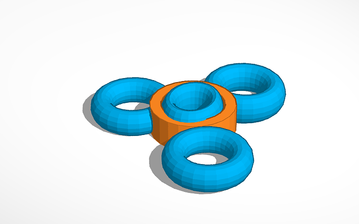 3D design fidget spiner | Tinkercad