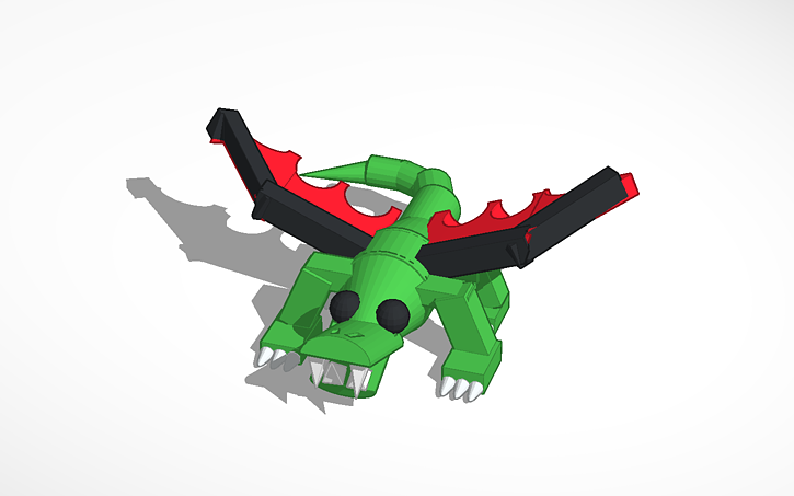 3D design dragosaurus - Tinkercad