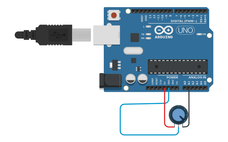 Circuit Design Program Using Humidity Sensor Tinkercad