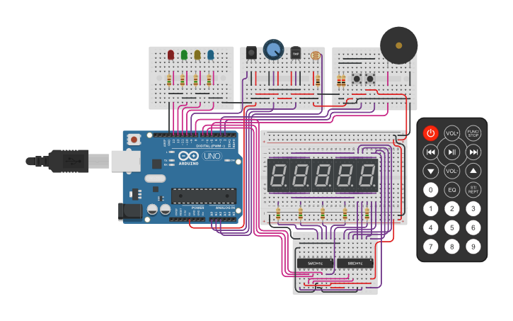 Circuit design Rich Shield - Tinkercad