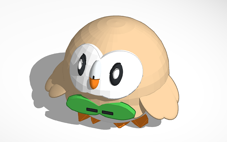3D design Rowlet | Tinkercad