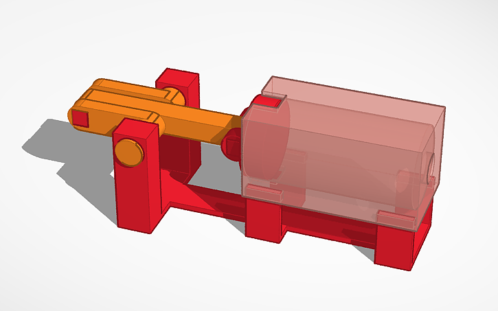 3D design Air engine v-2 Sim labs - Tinkercad