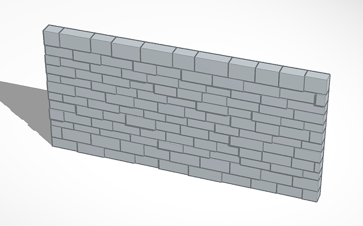 3D design wall - Tinkercad