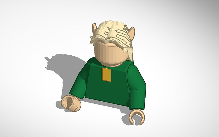3D design Legless lego leagolas - Tinkercad