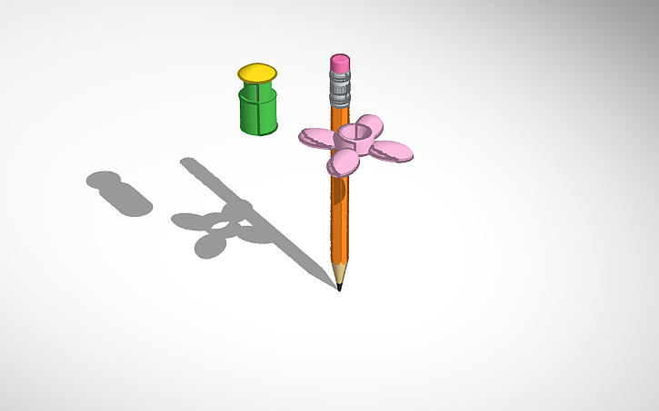 3D design Pencil Topper Design Challenge - Tinkercad