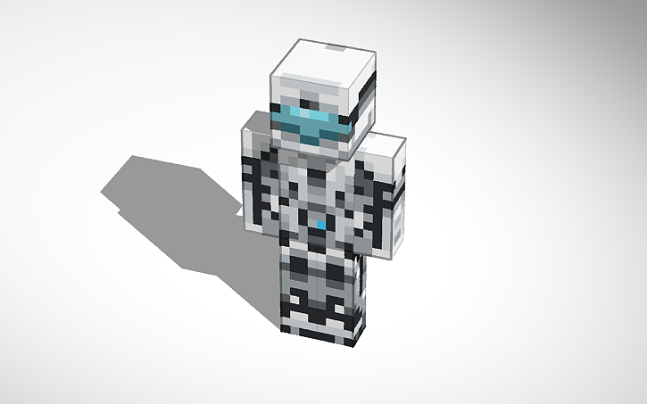 3D design Minecraft Nova Space Skin! - Tinkercad