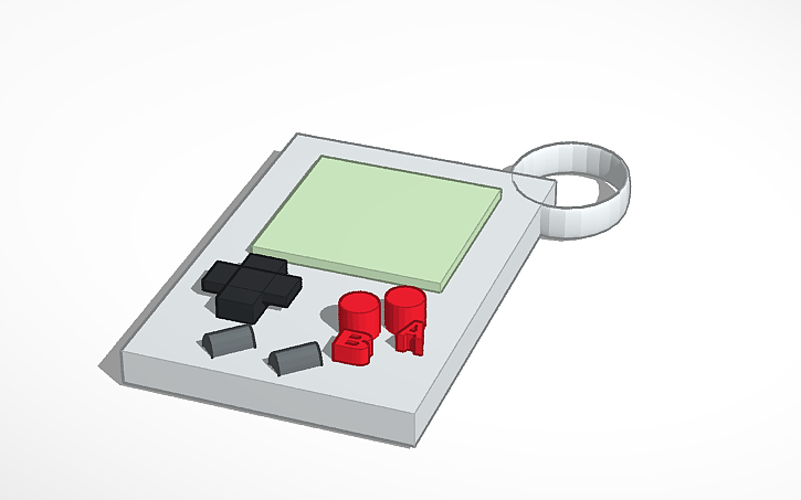 3D design game boy - Tinkercad