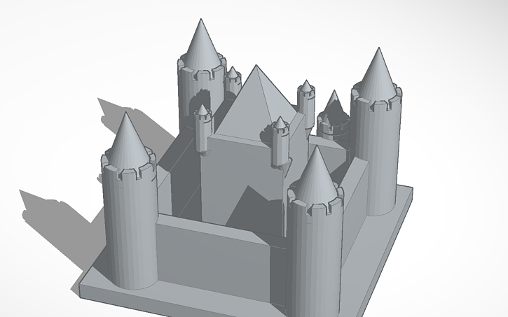 3D design castle | Tinkercad