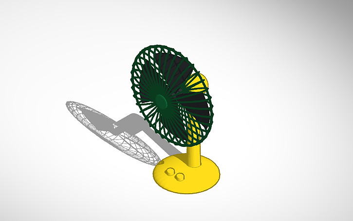 3D design ELECTRIC FAN - Tinkercad