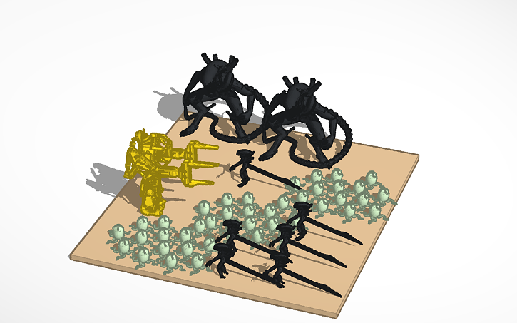 3D design alien - Tinkercad