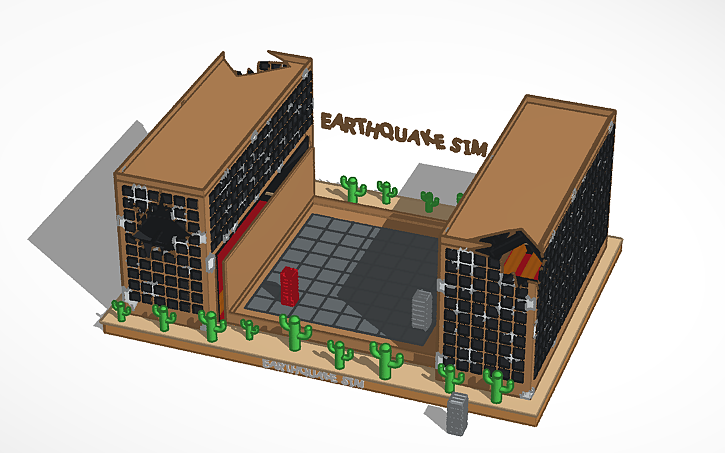 3d Design Copy Of Smoother Sim Lab Earthquake Simulator Tinkercad